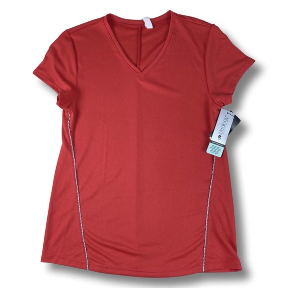 Ideology | Tops | Nwt Ideology Active Reflective V Neck Tee In Island ...